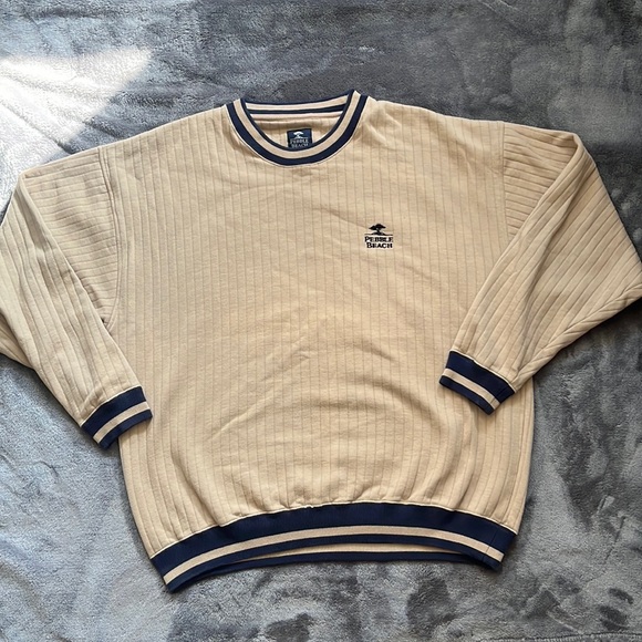 Pebble Beach | Sweaters | Vintage Pebble Beach Crewneck Sweater | Poshmark
